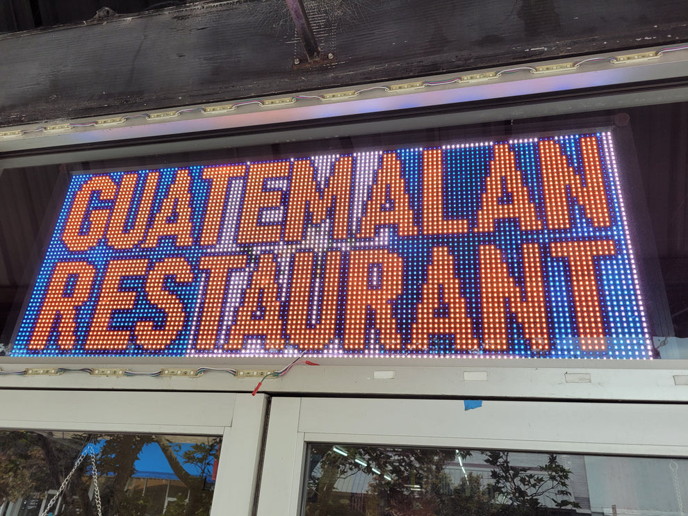 20"x52" Programmable LED Window Sign | Best LED Signs – BestLEDSigns